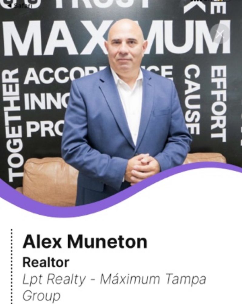 ALEX MUNETON - REALTOR - Updated May 2025 - 11014 N Dale Mabry Hwy ...