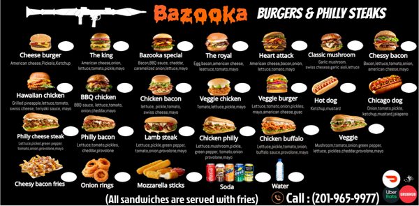 BAZOOKA BURGERS & PHILLY STEAK - Updated May 2024 - 113 SE 28th Ave ...