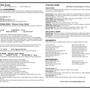 LITTLE DELI & PIZZERIA - Updated January 2025 - 746 Photos & 1484 ...