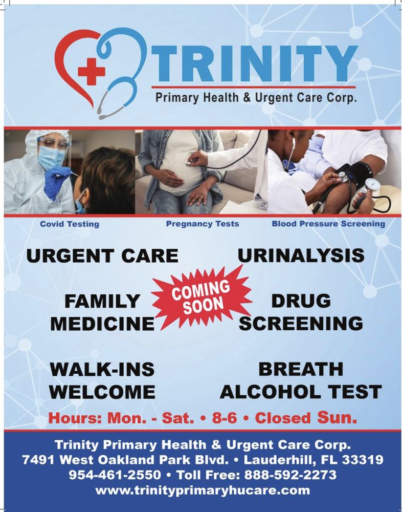 TRINITY PRIMARY HEALTH AND URGENT CARE - Updated July 2025 - Request an ...