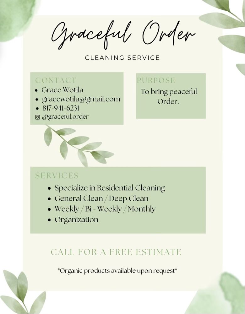 GRACEFUL ORDER CLEANING - Updated October 2024 - Request a Quote ...