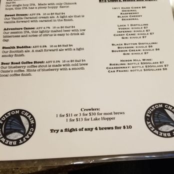 FULTON CHAIN CRAFT BREWERY - Updated January 2026 - 89 Photos & 63 ...