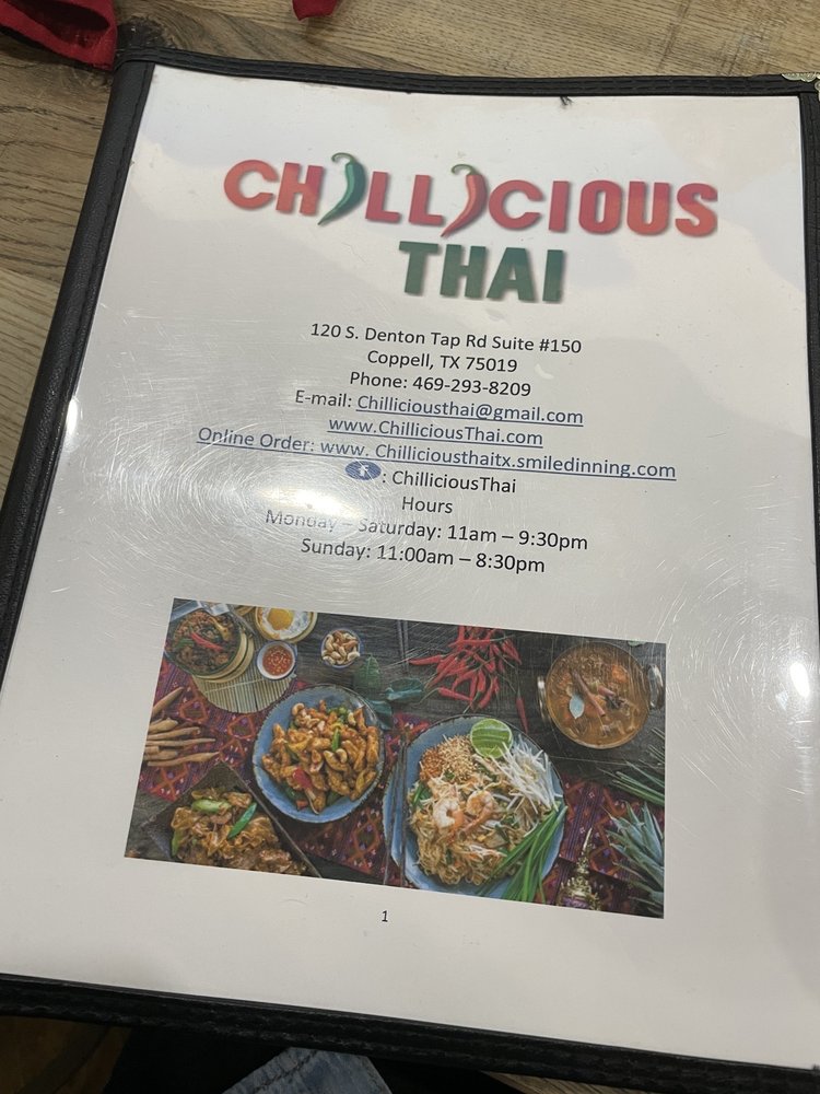 CHILLICIOUS THAI - 120 S. Denton Tap Rd, Coppell, TX - Yelp