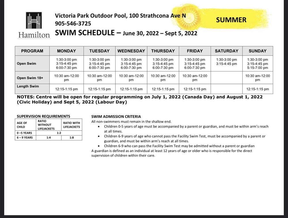 VICTORIA PARK OUTDOOR POOL - Updated June 2024 - 100 Strathcona Avenue ...