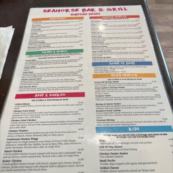 SEAHORSE BAR & GRILL - Updated June 2024 - 401 Photos & 287 Reviews ...