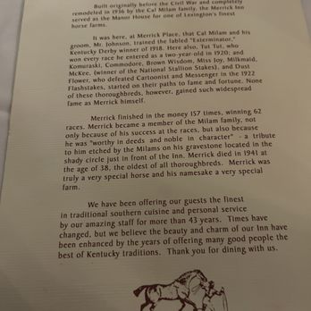 MERRICK INN - 254 Photos & 218 Reviews - 1074 Merrick Dr, Lexington ...