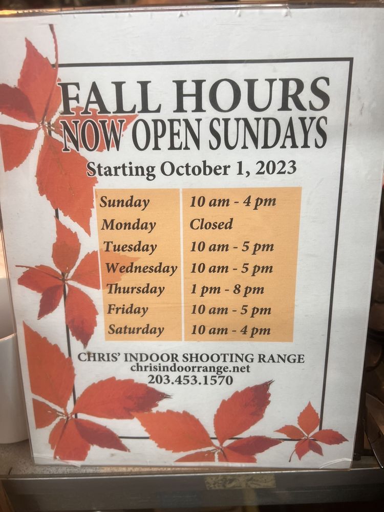 CHRIS’ INDOOR RANGE & GUN SHOP - Updated December 2025 - 19 Reviews ...