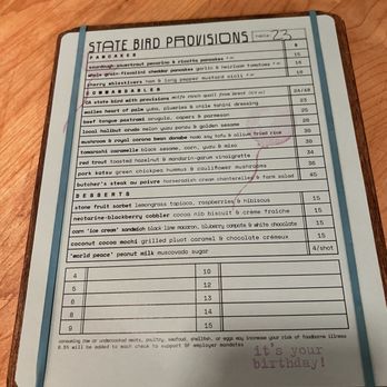 STATE BIRD PROVISIONS - Updated October 2024 - 13746 Photos & 3340 ...