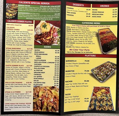 CALIENTE MEXICAN GRILL - Updated March 2025 - 18 Reviews - 24 Eastern ...