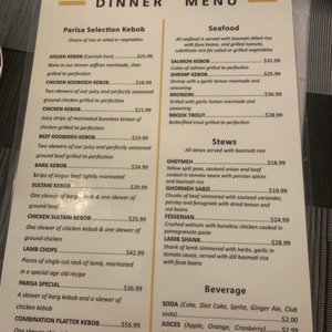 PARISA PERSIAN GRILL - 135 Photos & 58 Reviews - 24 Chestnut St ...