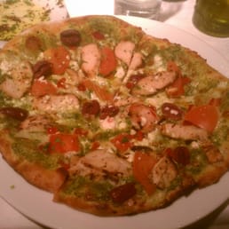 Pesto Chicken with Feta Pizza