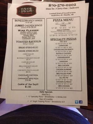 1812 PIZZA COMPANY - Updated December 2025 - 13 Photos & 16 Reviews ...