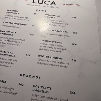LUCA ITALIAN RESTAURANT - Updated May 2025 - 122 Photos & 117 Reviews ...
