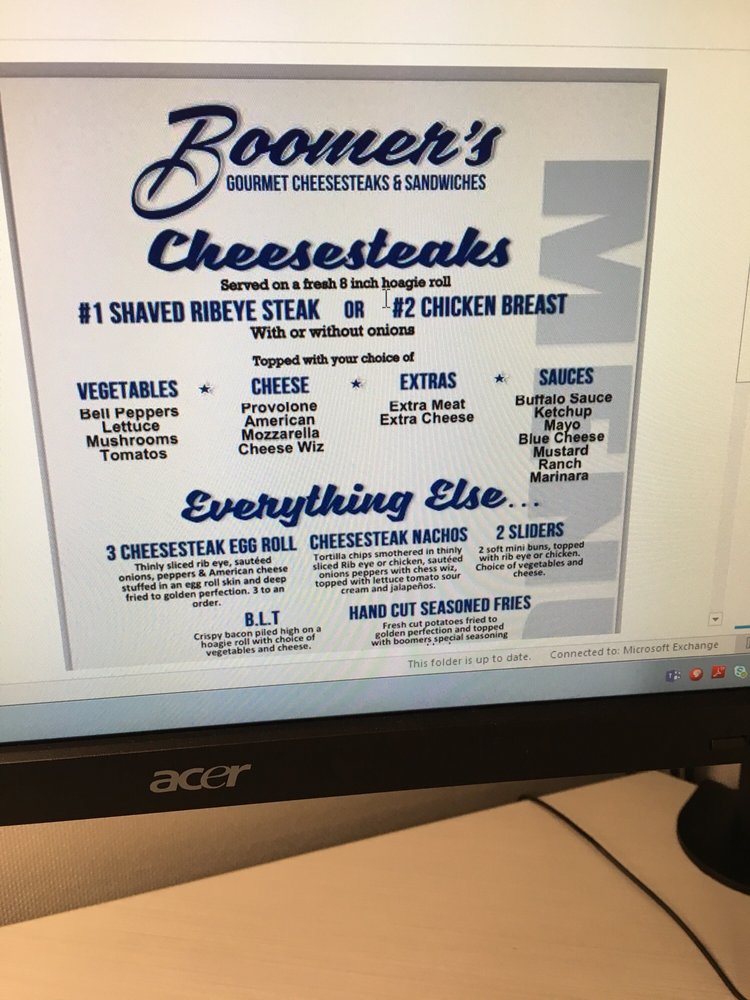 BOOMERS GOURMET CHEESE STEAKS AND SANDWICHES - Updated January 2026 ...
