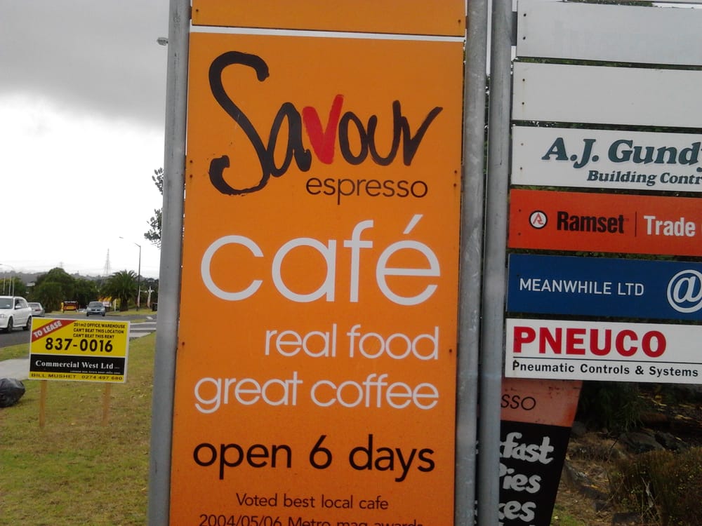 SAVOUR ESPRESSO CAFE - 117A Central Park Drive, Auckland, New Zealand ...