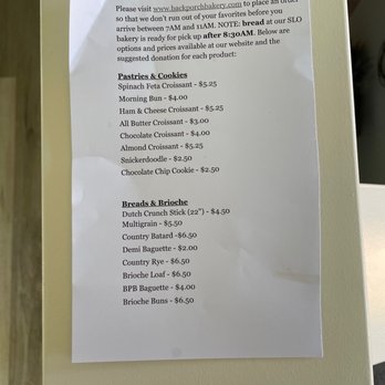 BACK PORCH BAKERY - Updated September 2025 - 23 Photos & 12 Reviews ...