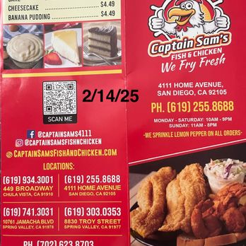 CAPTAIN SAM’S FISH & CHICKEN - Updated April 2025 - 206 Photos & 225 ...