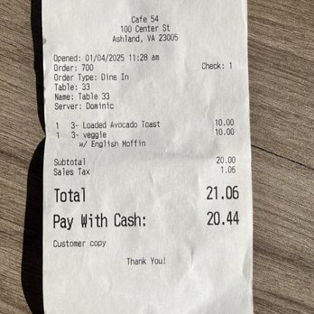 CAFE54 - Updated December 2025 - 25 Photos & 15 Reviews - 110 N ...