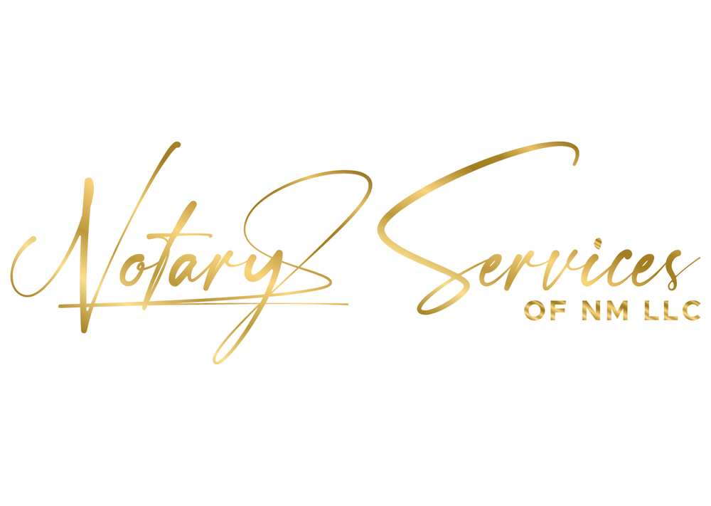 NOTARY SERVICES OF NM - Updated January 2025 - 581 Atrisco Dr SW ...