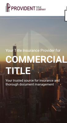 PROVIDENT TITLE COMPANY - Updated October 2025 - 6345 Balboa Blvd ...