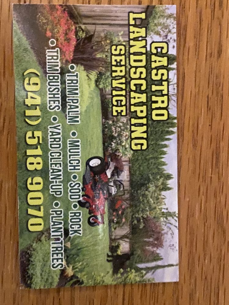 CASTRO LANDSCAPING SERVICE - Request a Quote - Palmetto, Florida - Lawn ...