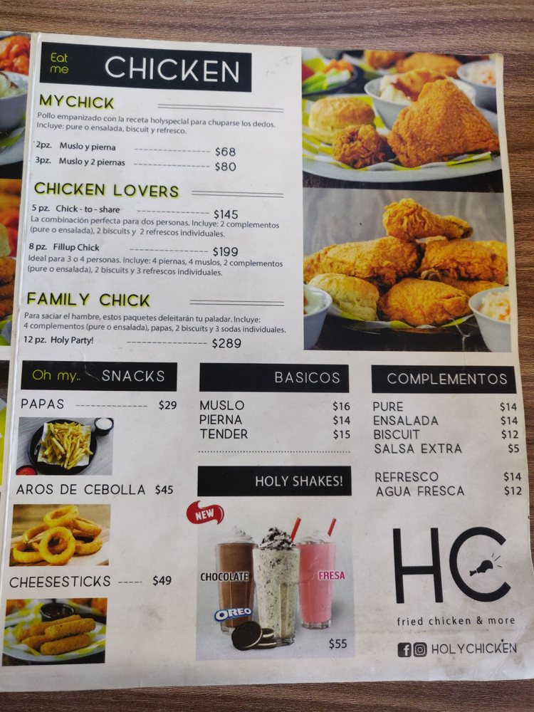 HOLY CHICKEN - Updated May 2024 - Av. José Alvarado 2500, Monterrey ...