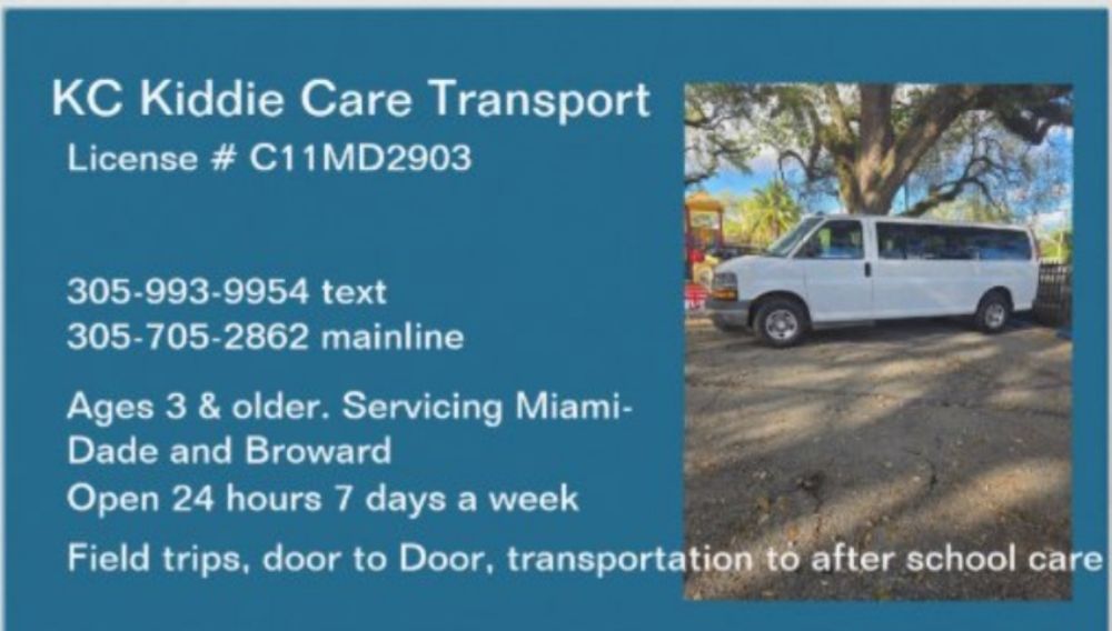 KC KIDDIE CARE TRANSPORTATION - Updated February 2025 - Miami Gardens ...