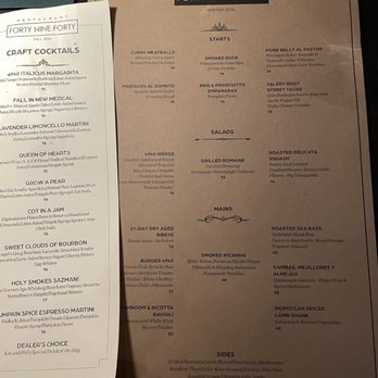 RESTAURANT FORTY NINE FORTY - Updated October 2025 - 190 Photos & 76 ...