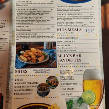 BILLY’S GRILLE & BAR - Updated November 2025 - 83 Photos & 101 Reviews ...