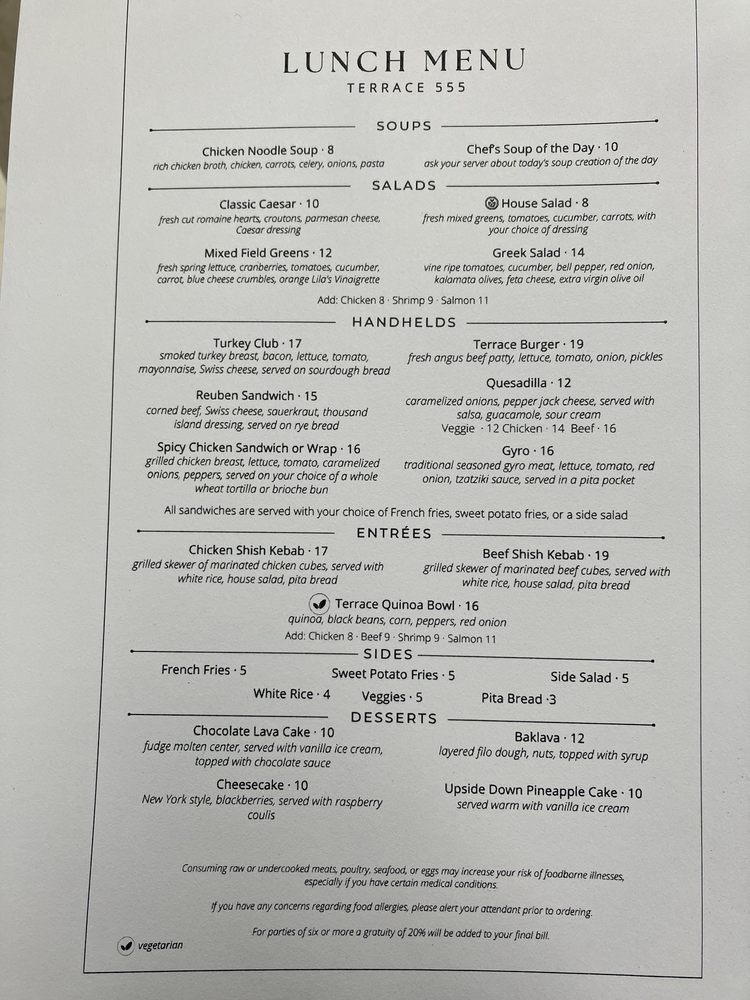 TERRACE 555 RESTAURANT AND BAR - Updated August 2024 - 28 Photos - 555 ...