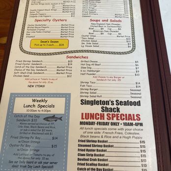 SINGLETON’S SEAFOOD SHACK - Updated January 2026 - 752 Photos & 712 ...