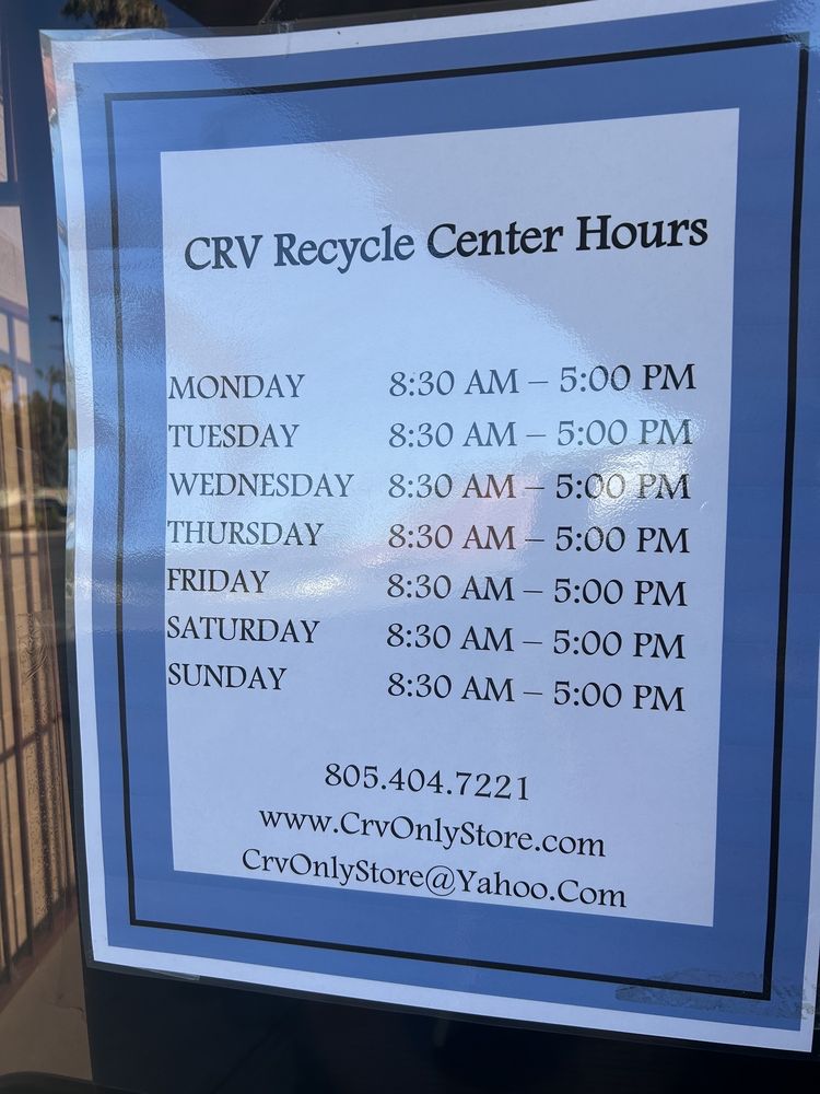 CRV ONLY STORE - RECYCLE CENTER - Updated January 2026 - 19 Reviews - 22728 Roscoe Blvd, West ...