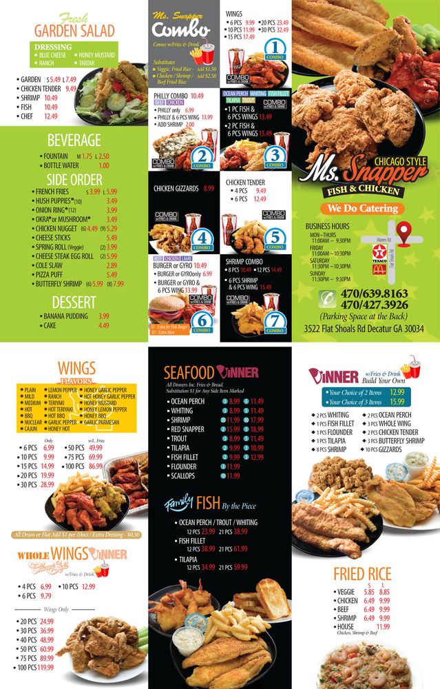 MS SNAPPER - Updated May 2026 - 3522 Flat Shoals Rd, Decatur, Georgia ...