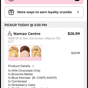 CRUMBL - NAMAO CENTRE - Updated October 2025 - 50 Photos & 11 Reviews - 15831 97 St NW, Edmonton ...