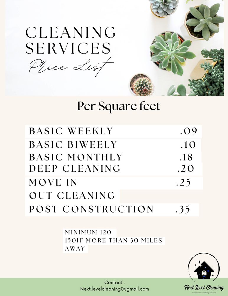 NEXT LEVEL CLEANING - Salt Lake City, Utah - Home Cleaning - Phone ...