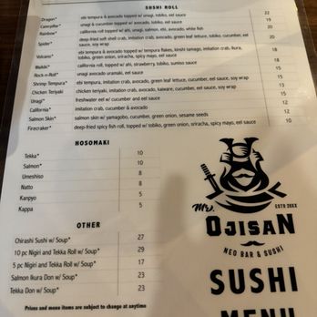 MR OJISAN NEO BAR & SUSHI - Updated November 2024 - 1034 Photos & 190 ...