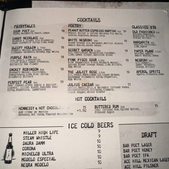 BAR POET - Updated September 2024 - 254 Photos & 135 Reviews - 1090 ...