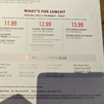 OUTBACK STEAKHOUSE - Updated January 2026 - 63 Photos & 77 Reviews ...