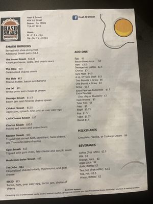 HASH AND SMASH - Updated May 2024 - 464 3rd St, Beaver, Pennsylvania - Breakfast & Brunch ...