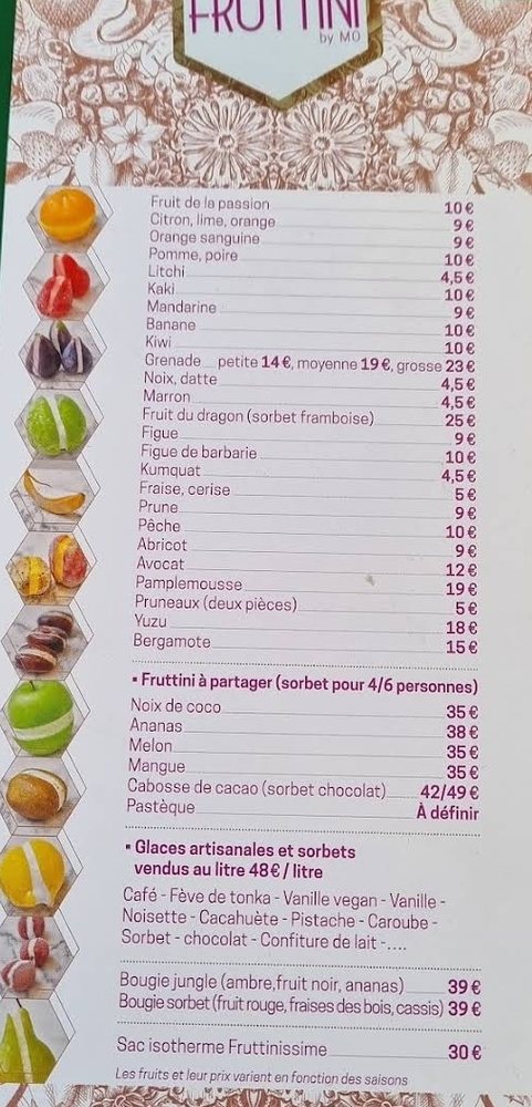 FRUTTINI - Updated October 2024 - 24 Rue Saint-Placide, Paris, France ...