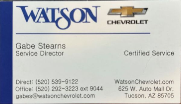 WATSON CHEVROLET - Updated December 2025 - 62 Photos & 174 Reviews ...