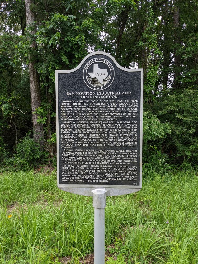 SAM HOUSTON INDUSTRIAL AND TRAINING SCHOOL HISTORICAL MARKER - 4022 Sh ...