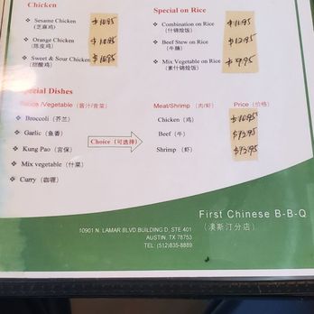 FIRST CHINESE BARBECUE - 740 Photos & 569 Reviews - 10901 N Lamar Blvd ...