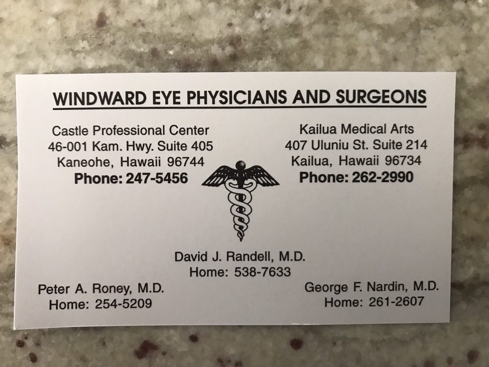 RONEY PETER A, MD - Updated December 2025 - 46-001 Kamehameha Hwy ...