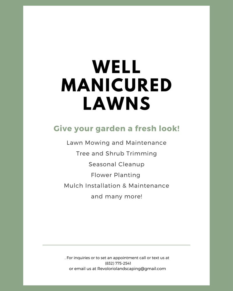 REVOLORIO LANDSCAPING - Updated January 2025 - 10 Photos - Houston ...