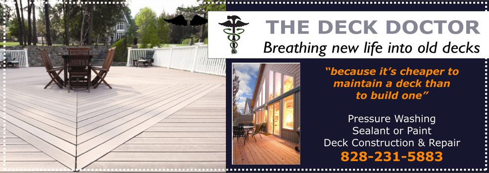 THE DECK DOCTOR OF ASHEVILLE - 25 Buck Ridge Rd, Fairview, NC - Yelp