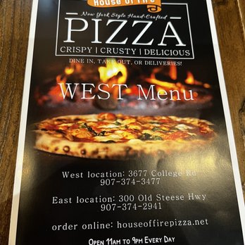 HOUSE OF FIRE PIZZA - Updated September 2024 - 81 Photos & 118 Reviews ...