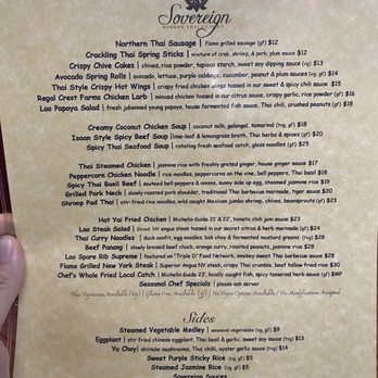 SOVEREIGN MODERN THAI CUISINE - Updated April 2025 - 916 Photos & 430 ...