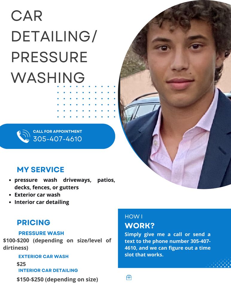 MAX HENEIN PRESSURE WASHING/CAR DETAILING - Updated May 2024 - Request a Quote - Miami, Florida ...