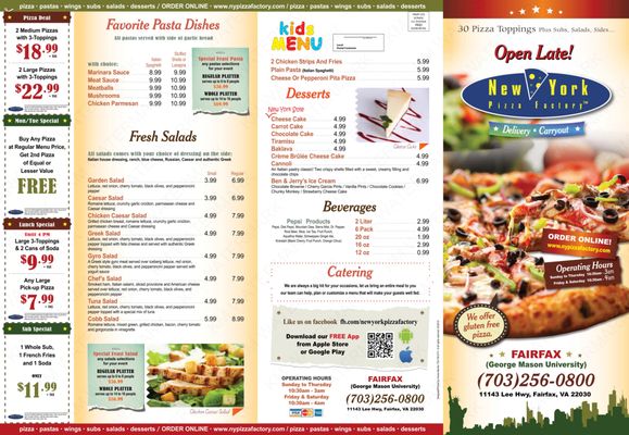 NEW YORK PIZZA FACTORY - 74 Photos & 193 Reviews - 11143 Lee Hwy ...